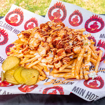Best Food Trucks | Flamin Hot Chicken - menu