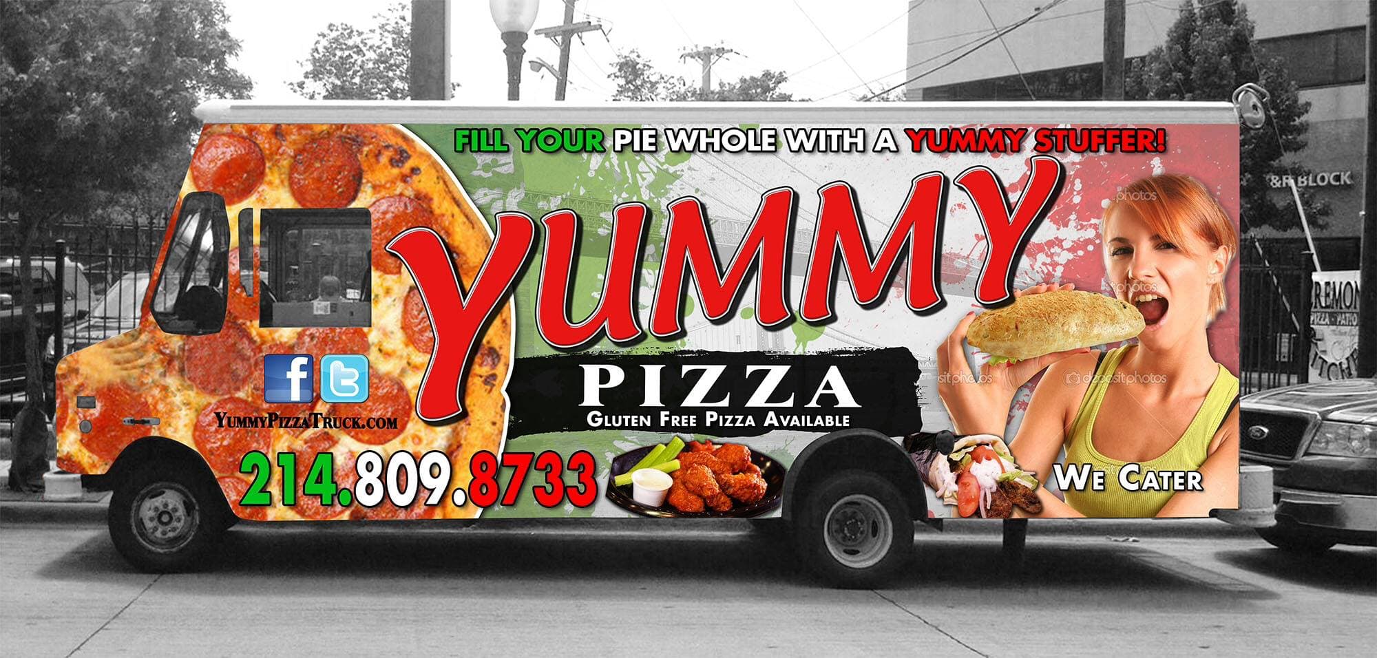 Best Food Trucks | Yummy Pizza & Spiedies - menu