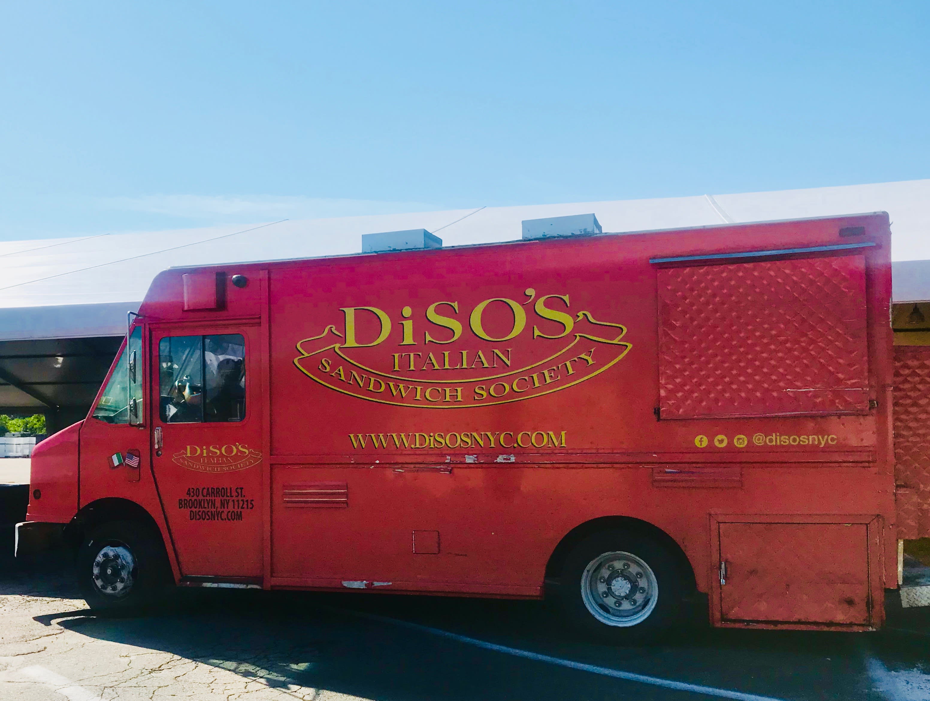 Best Food Trucks | Disos Italian sandwich society - menu