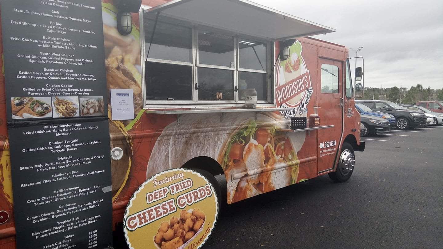 Best Food Trucks | Woodson's Wrap Shack - menu