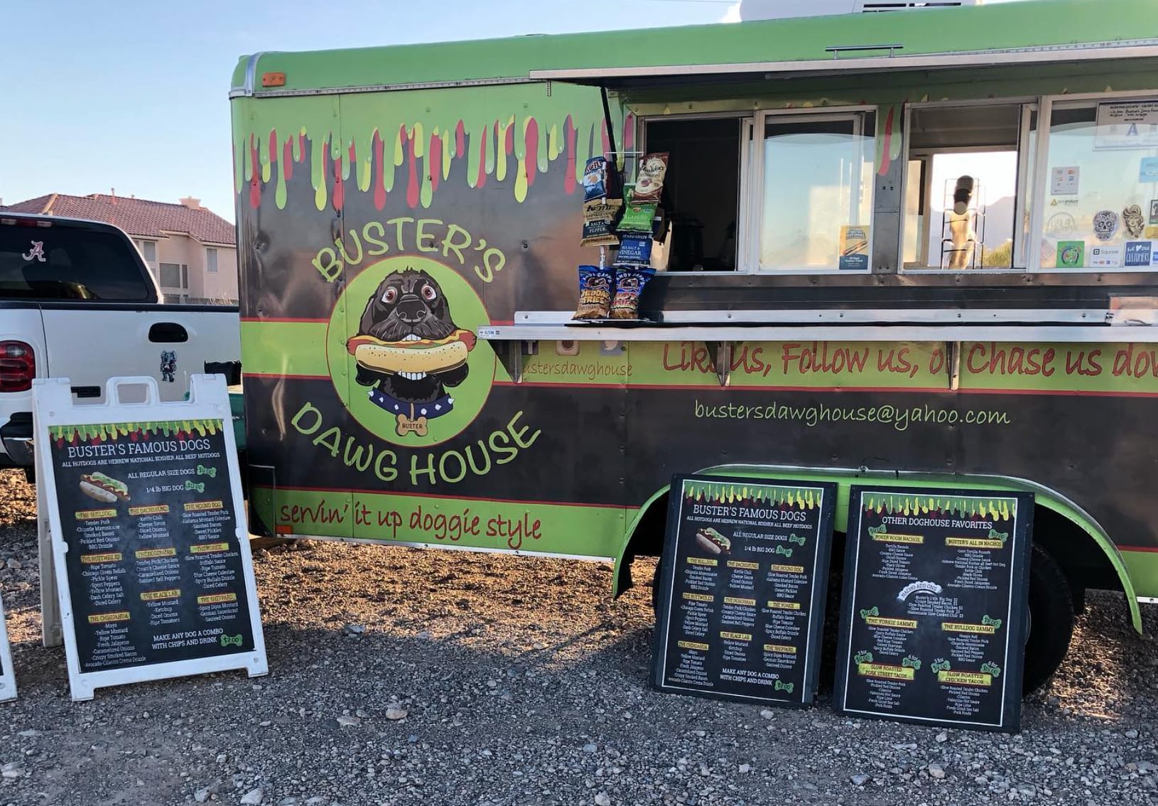 Best Food Trucks | Buster's Dawg House - menu