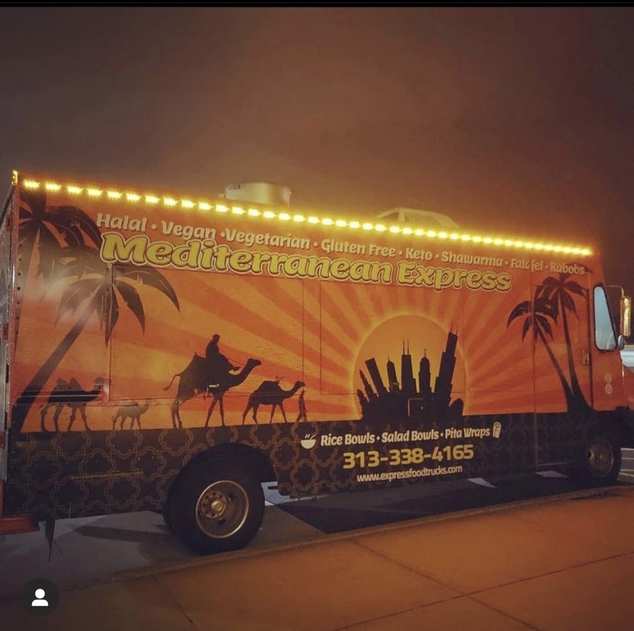 Best Food Trucks | Mediterranean Express - menu