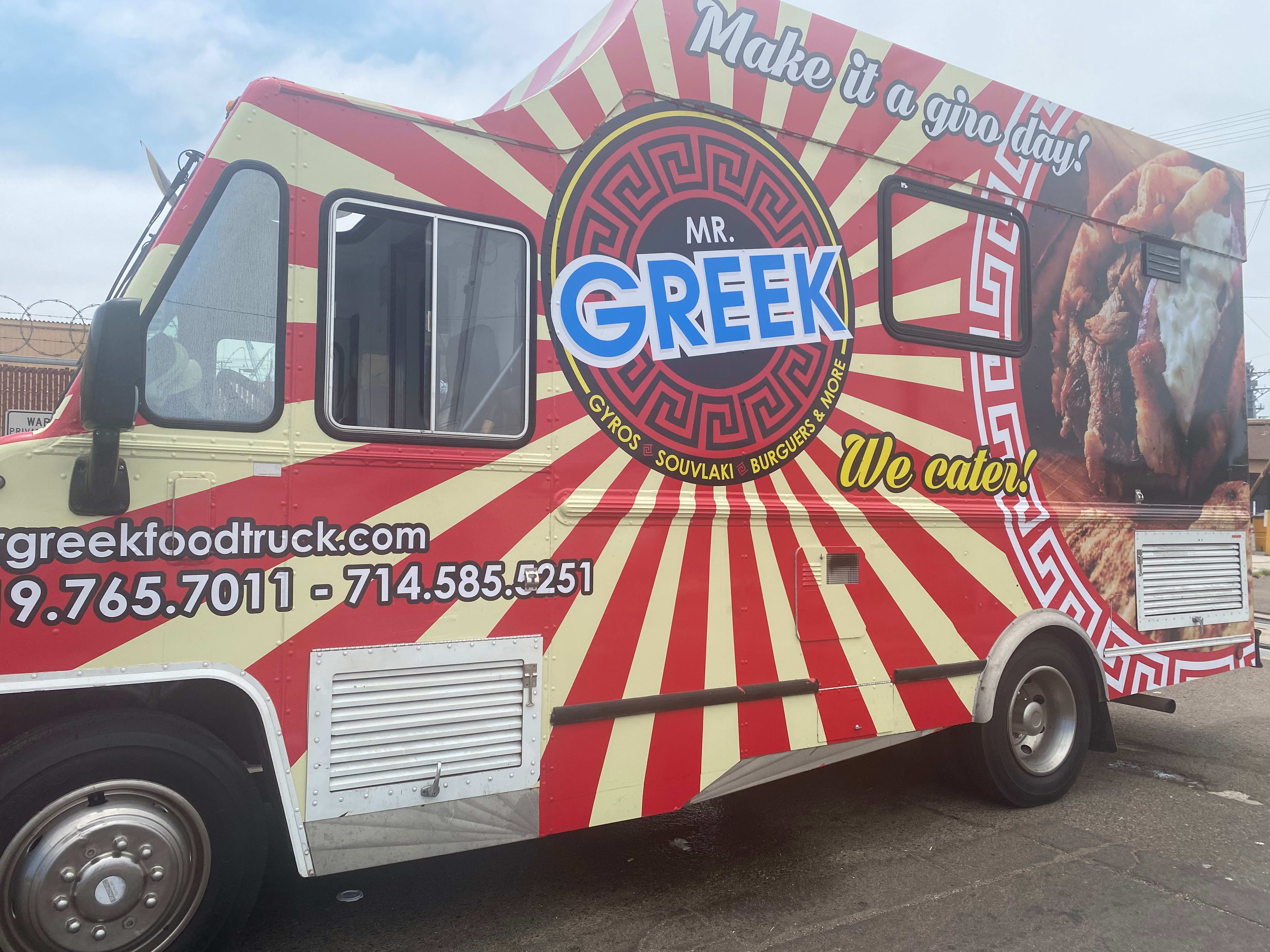 Best Food Trucks | Mr Greek - menu