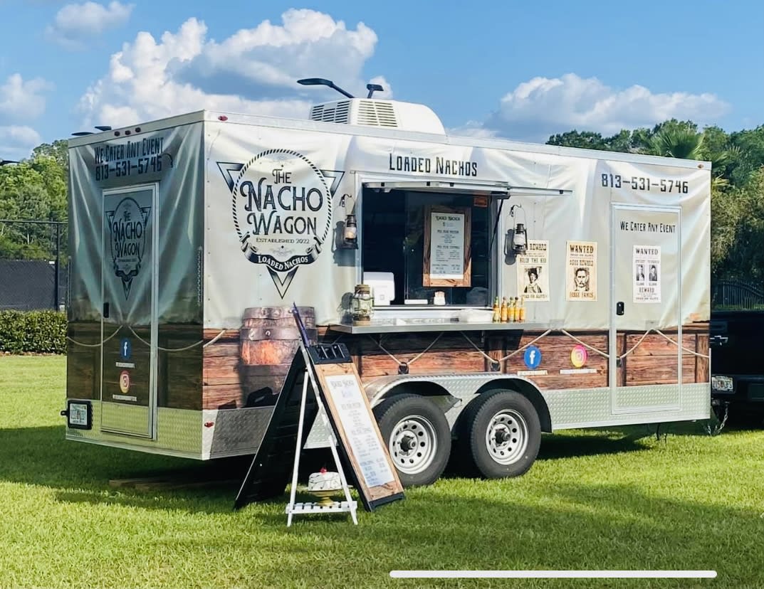 Best Food Trucks The Nacho Wagon Loaded Nachos Menu