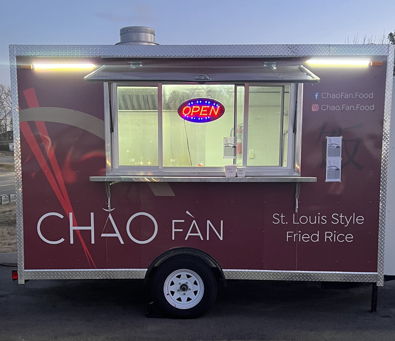 Best Food Trucks | Chao Fan - menu