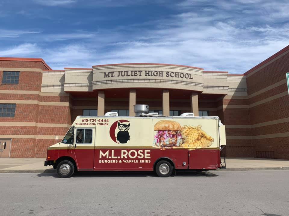 Best Food Trucks | M.L.Rose Craft Burgers & Waffle Fries - menu