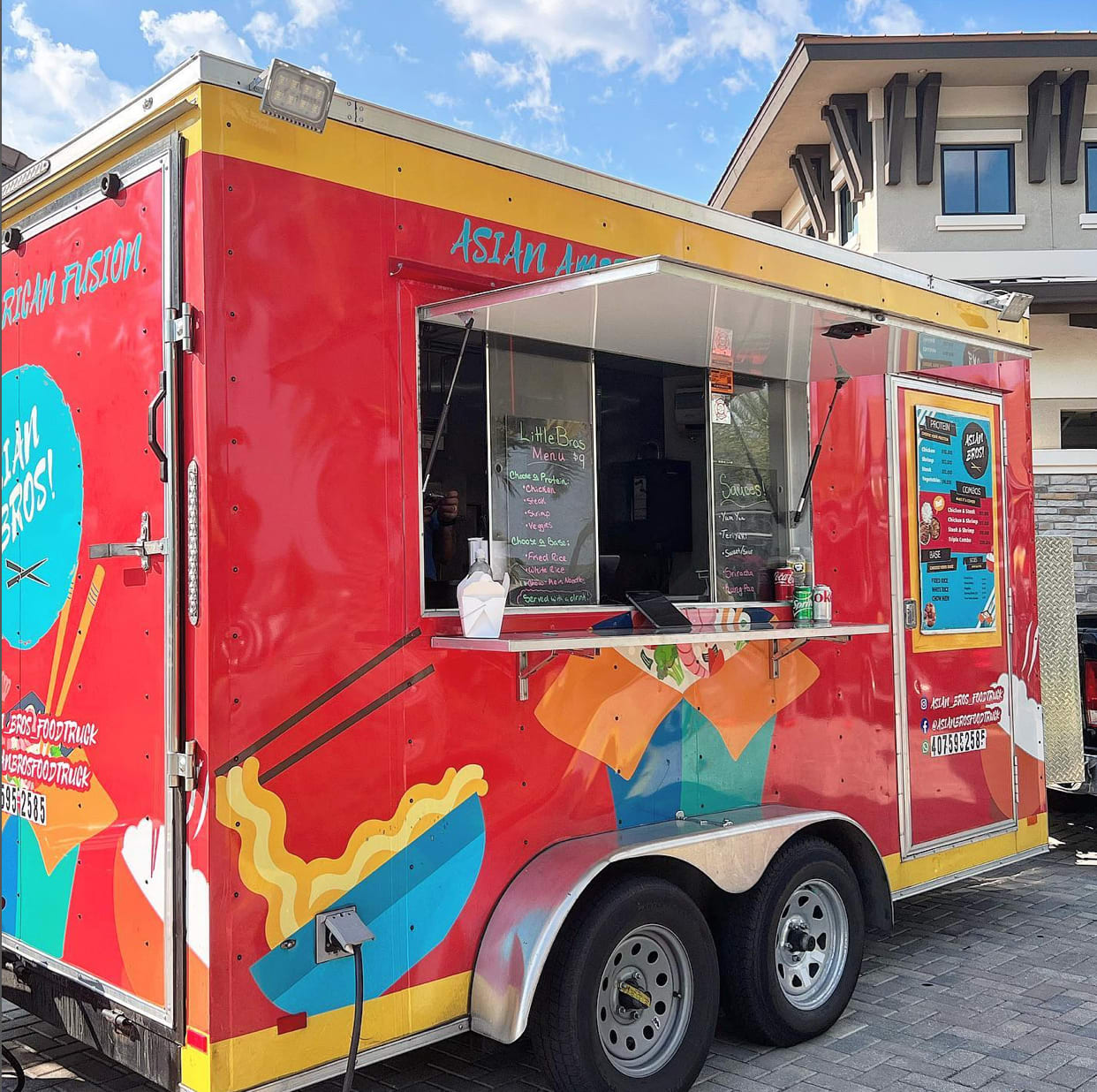 Best Food Trucks | Asian Bros - menu