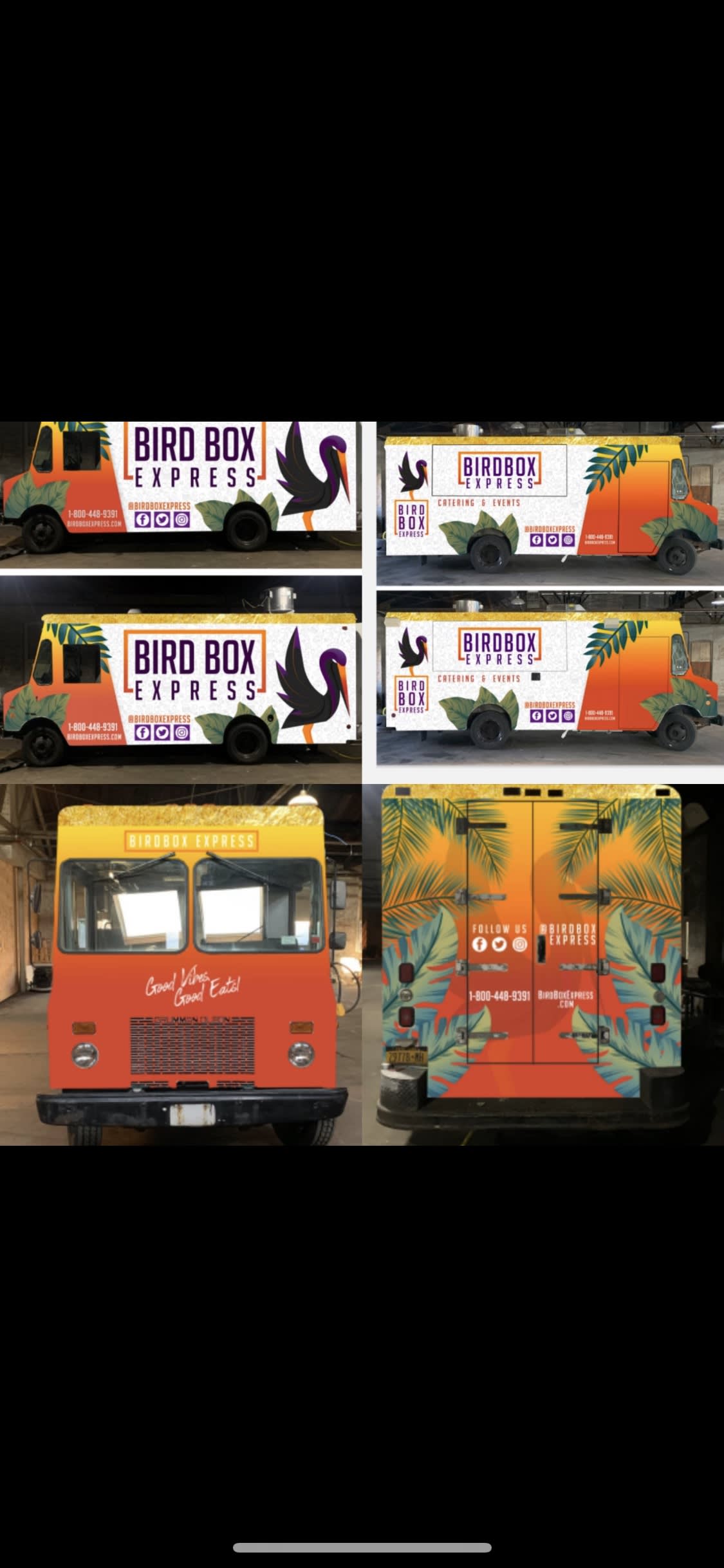 Best Food Trucks | Bird Box Express - menu