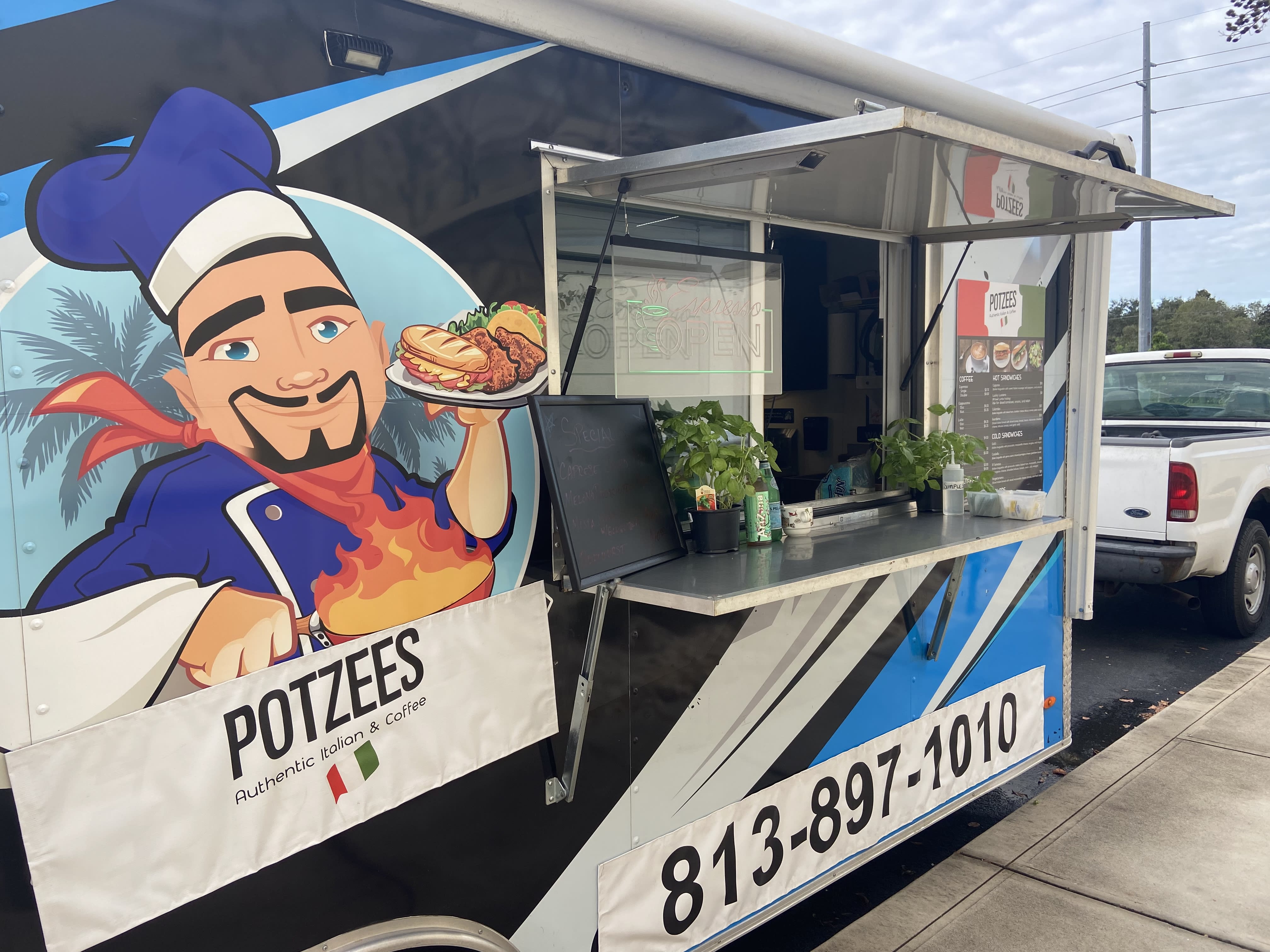 Best Food Trucks | Potzee's Italian - menu