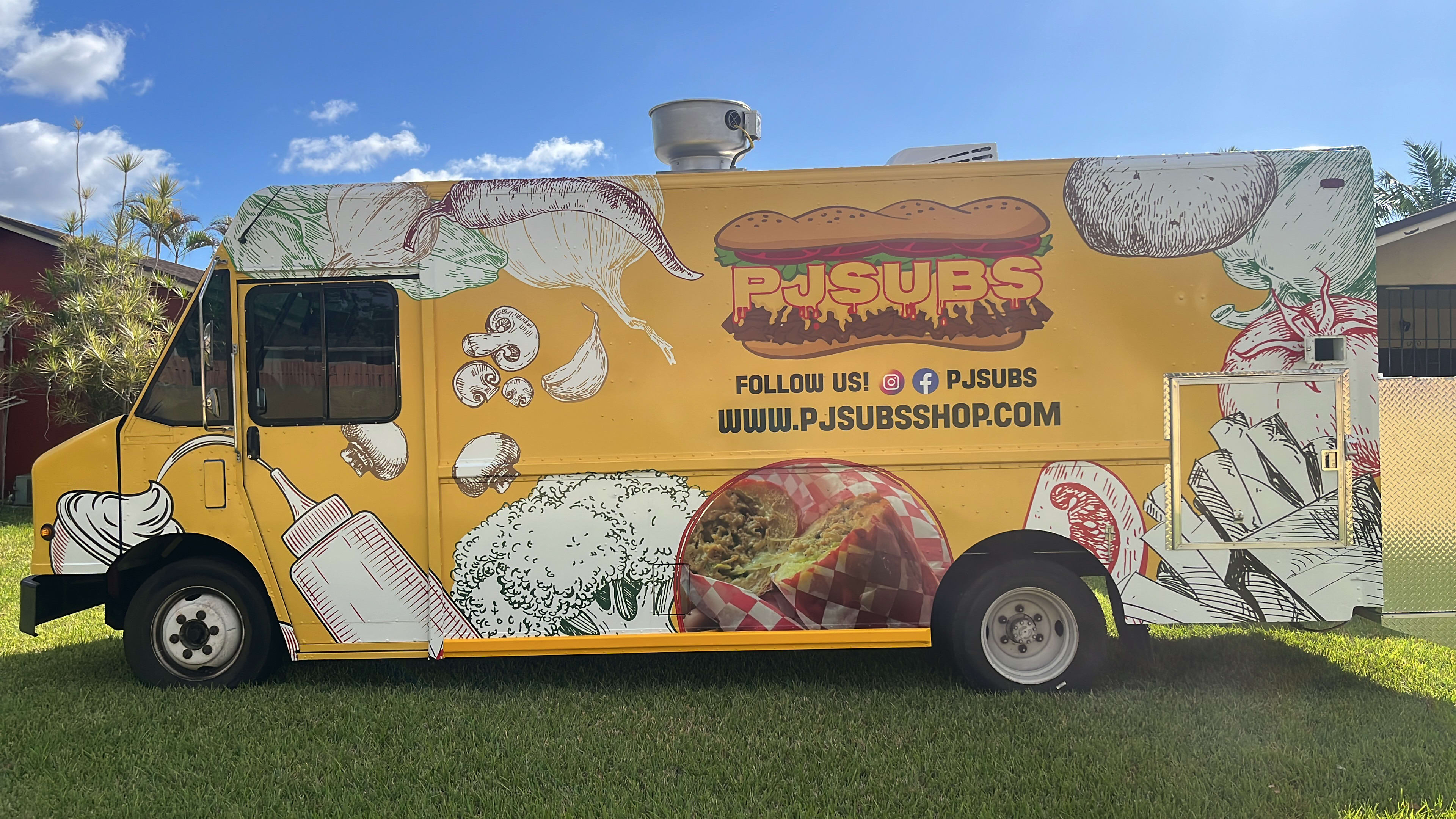 Best Food Trucks | PJ Subs - menu