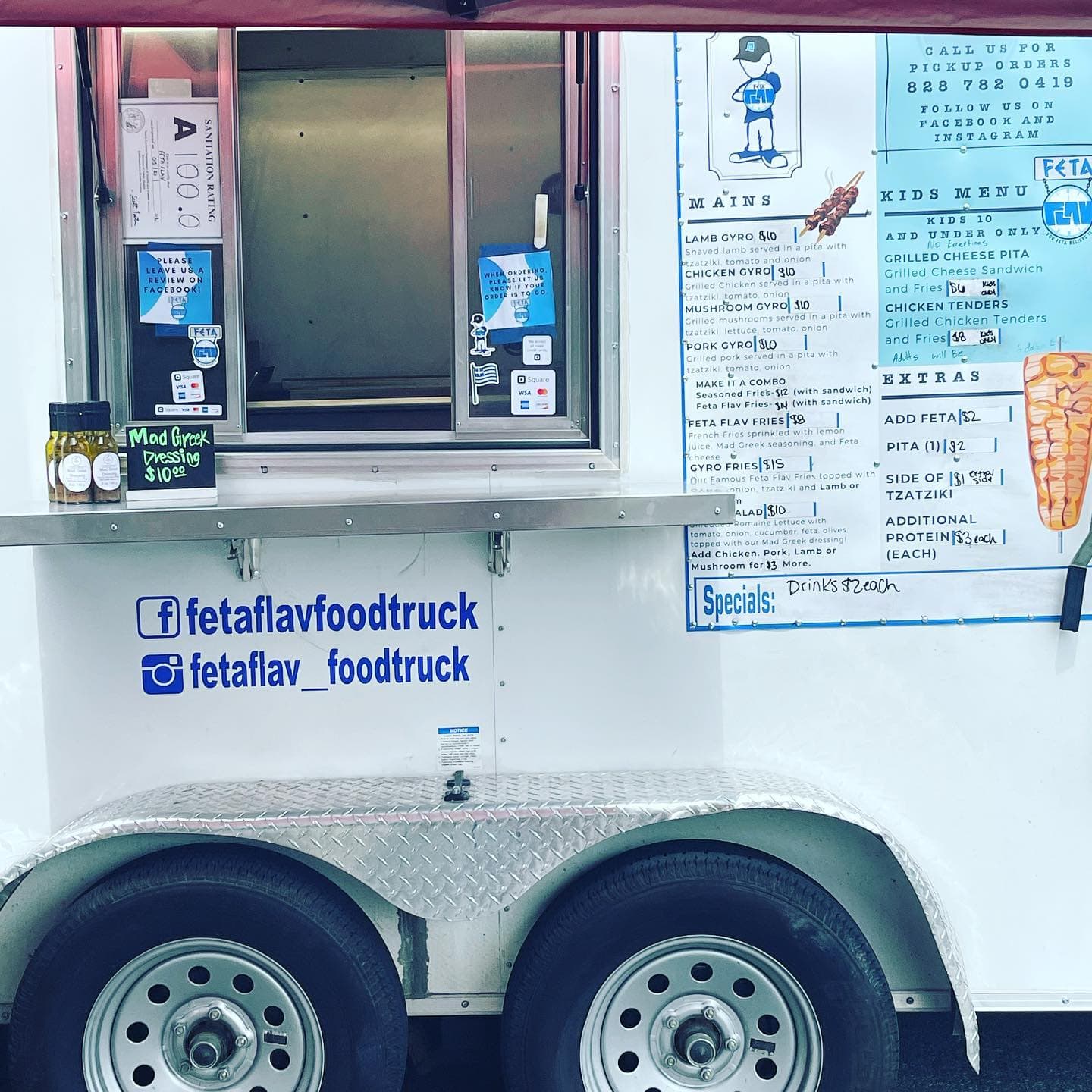 Best Food Trucks | Feta Flav - menu