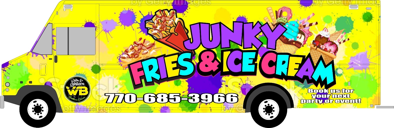 Best Food Trucks | Junky Fries and Ice Cream - menu