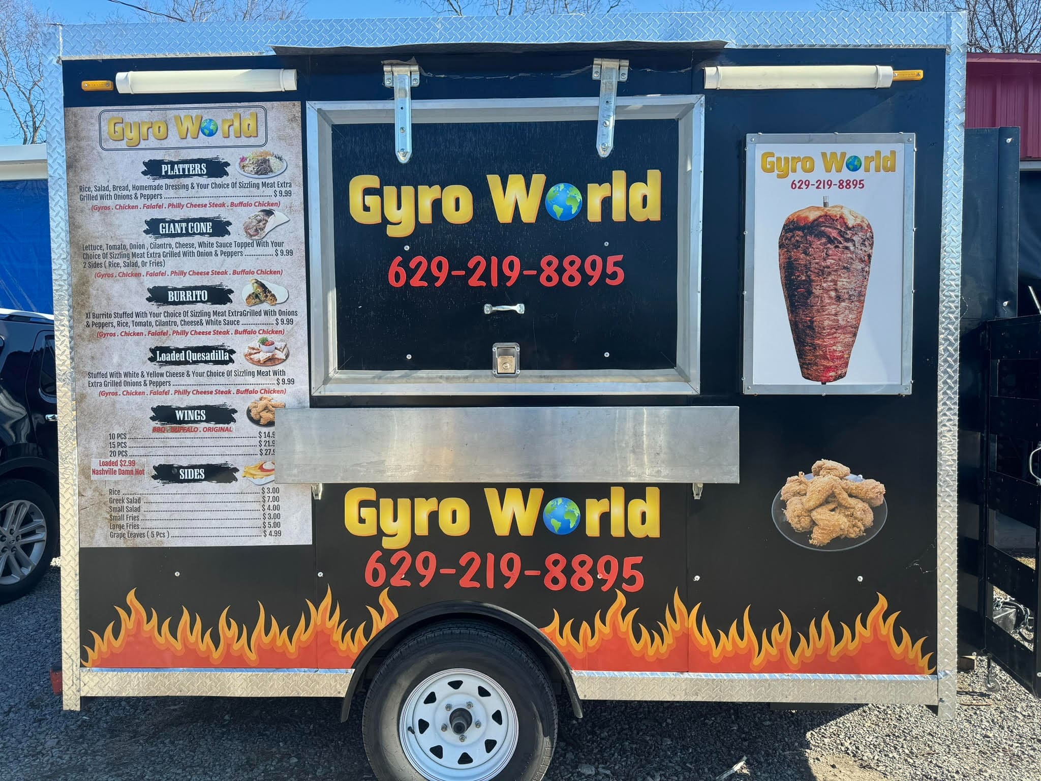 Best Food Trucks | Gyro world - menu