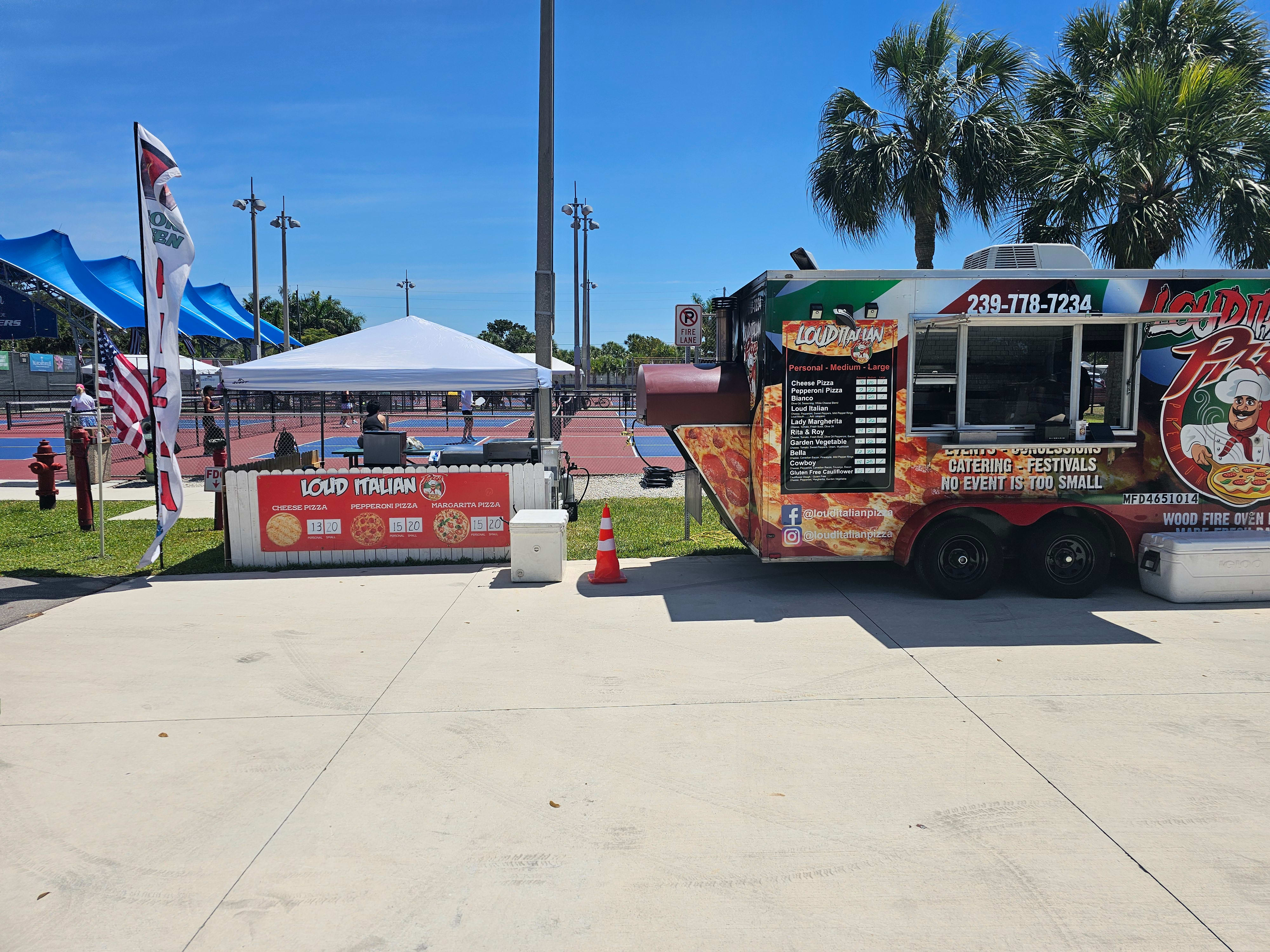 Best Food Trucks | Loud Italian Pizza - menu