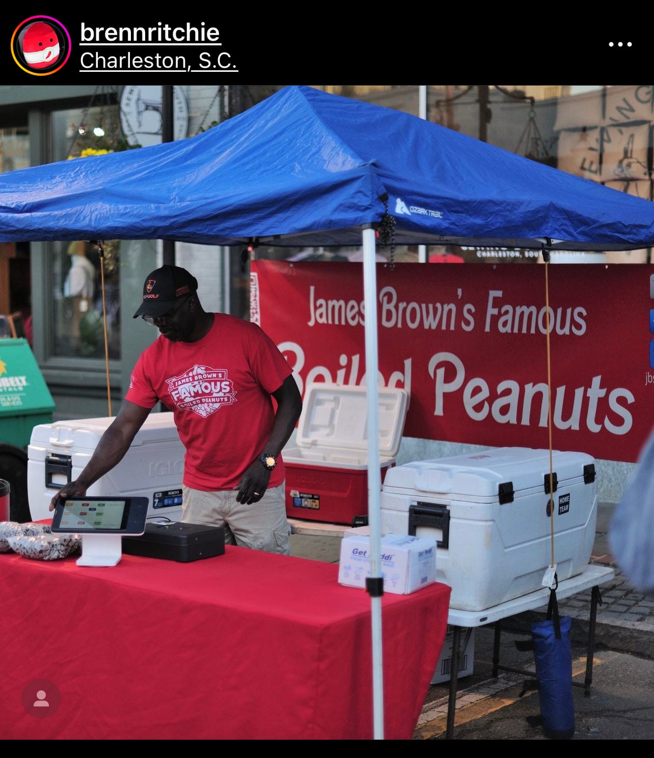 Best Food Trucks | JAMES BROWNS FAMOUS BOILED PEANUTS - menu